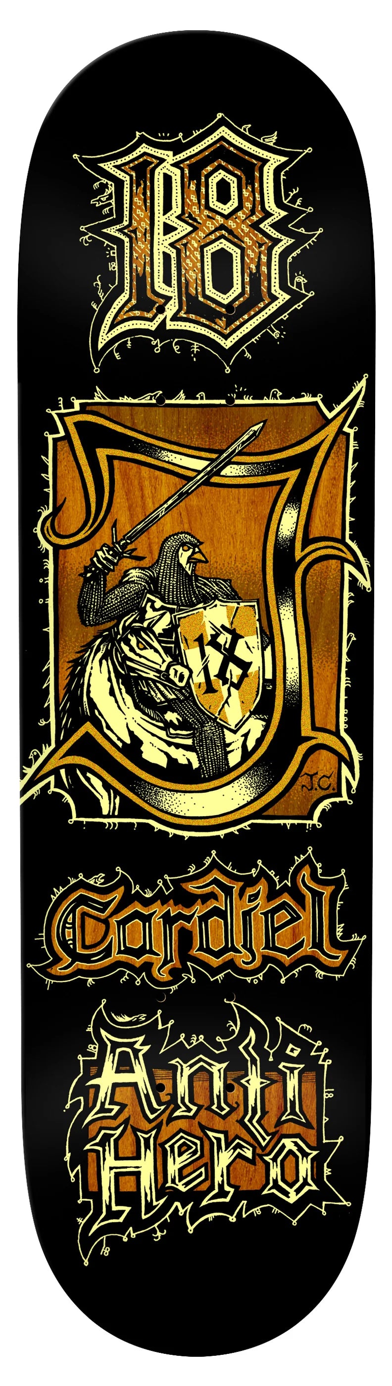 Antihero Cardiel Medieval: 8.62 | Rose Street Skateshop